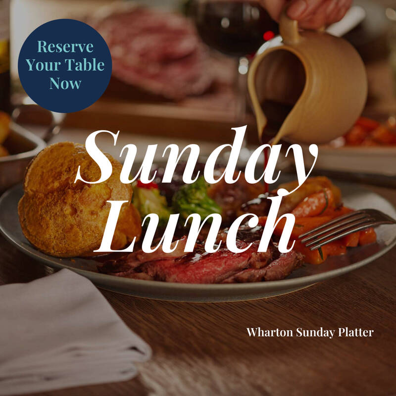 Sunday Lunch at Wharton 12/10/25 - Wharton Park Golf & Country Club